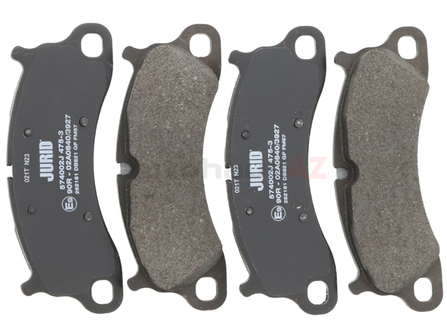 Jurid 99135194904, 574002J Brake Pad Set; Front - Porsche