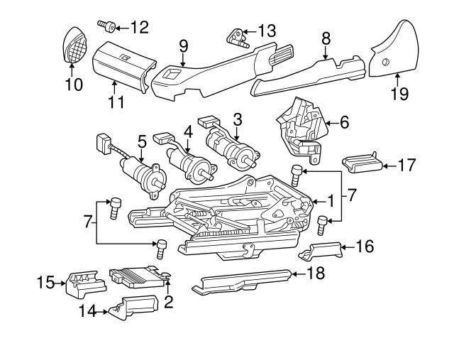 Genuine Mercedes 000000000460 Center High Mount Stop Light Screw; Front ...
