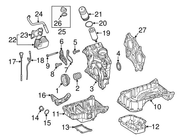 Genuine Mercedes 000000001159 Timing Cover Bolt - Mercedes ...