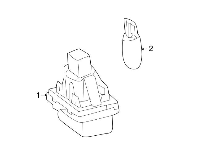 Genuine Mercedes 000000008151 License Light Bulb; Left, Right, Rear ...