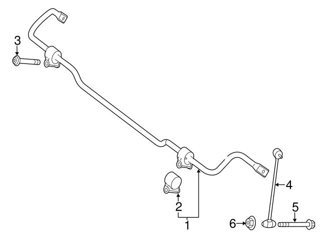 Genuine Mercedes 000000008271 Stabilizer/Sway Bar Link Nut - Mercedes