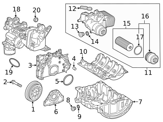 Genuine Mercedes 0000170300 Engine Intake Manifold Seal - Mercedes