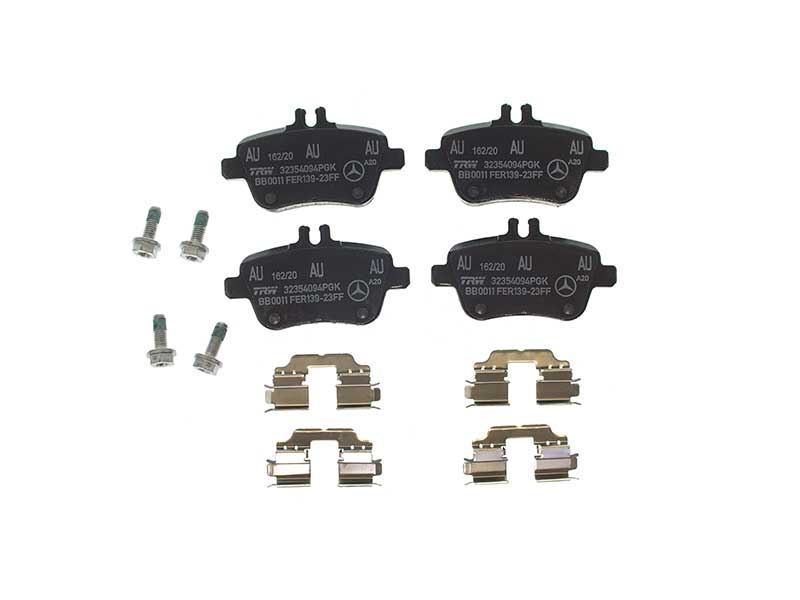 Genuine Mercedes 0004200705, A0004200705 Brake Pad Set; Rear - Mercedes ...