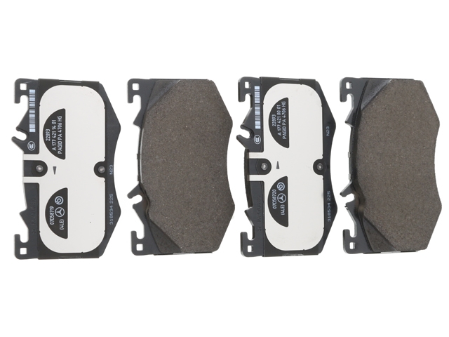 Genuine Mercedes 0004201103, A0004201103 Brake Pad Set; Front ...