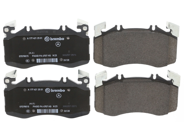 Genuine Mercedes 0004202306, A0004202306 Brake Pad Set; Front ...