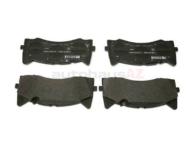 Genuine Mercedes 0004204700, A0004204700 Brake Pad Set; Front ...