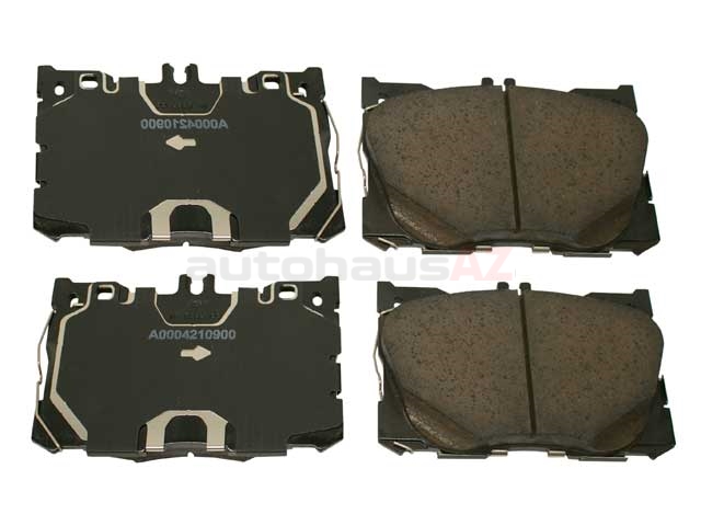 Genuine Mercedes 0004205000, A0004205000 Brake Pad Set; Front ...