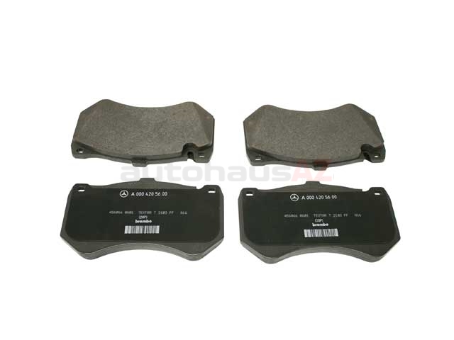 Genuine Mercedes 0004206900, A0004206900 Brake Pad Set; Front ...