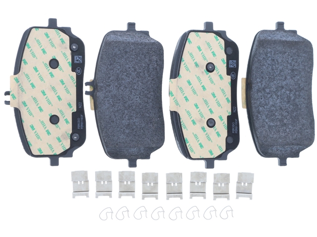 Genuine Mercedes 0004207003, A0004207003 Brake Pad Set; Front - Mercedes