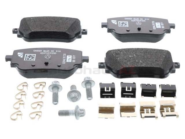 Genuine Mercedes 0004207600, A0004207600 Brake Pad Set; Rear - Mercedes ...