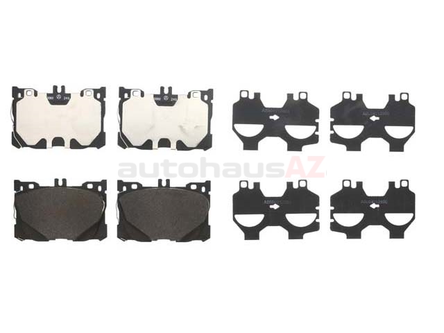 Genuine Mercedes 0004207900, A0004207900 Brake Pad Set; Front ...