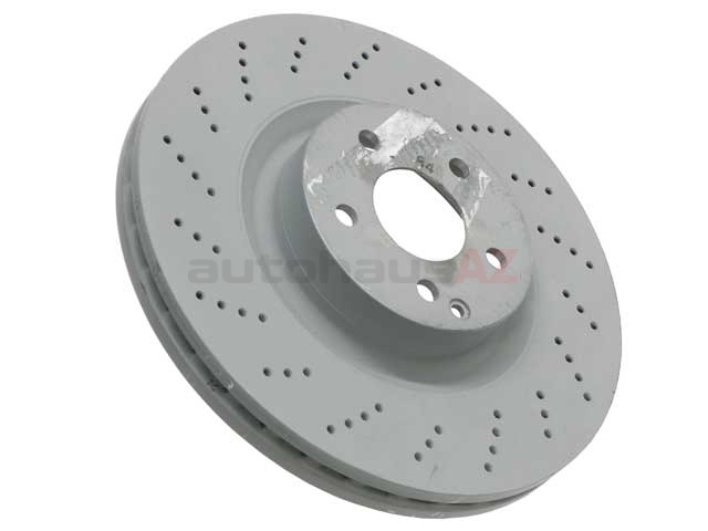 Genuine Mercedes 000421151207, A000421151207 Disc Brake Rotor; Front ...