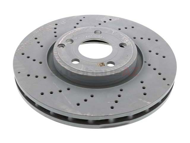 Genuine Mercedes 000421181207, A000421181207 Disc Brake Rotor; Front ...