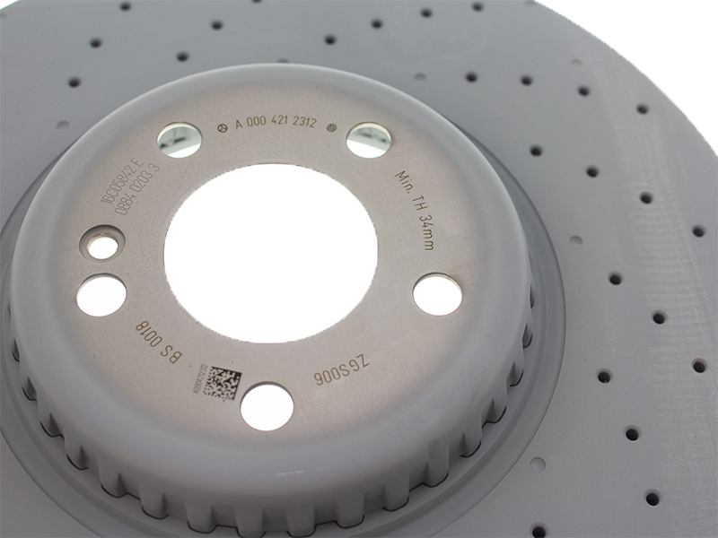 Genuine Mercedes 0004212312, A0004212312 Disc Brake Rotor; Front ...