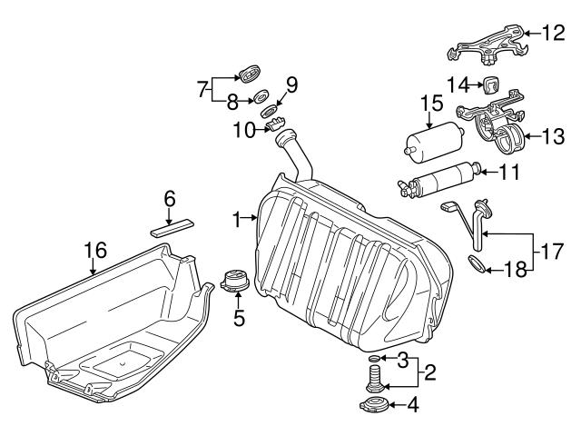 Genuine Mercedes 000470789480 Fuel Pump, Electric - Mercedes ...