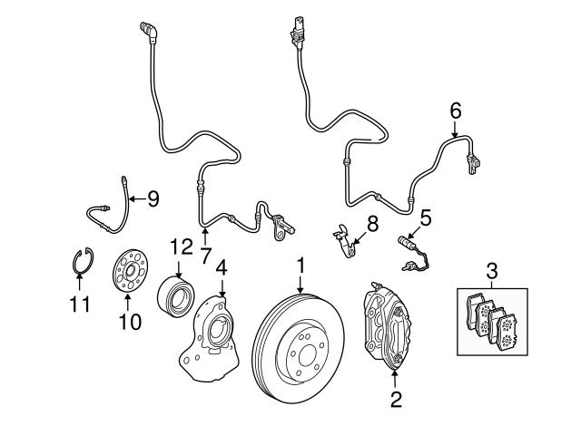 Genuine Mercedes 000472090000 Wheel Bearing Snap Ring; Left, Right ...