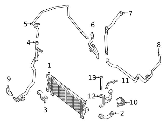 Genuine Mercedes 0005000900 Auxiliary Water Pump - Mercedes