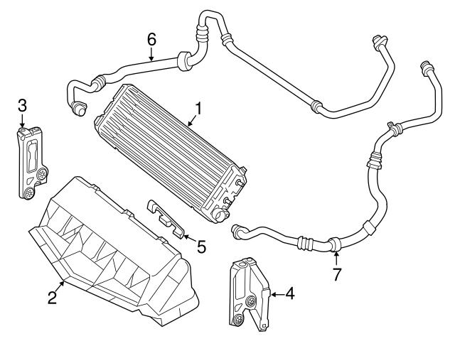 Genuine Mercedes 0005050106 Radiator Support Baffle Clip - Mercedes