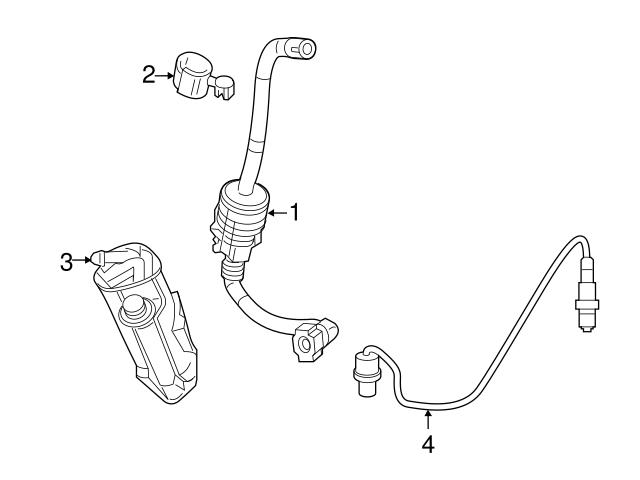 Genuine Mercedes 0005421600 Oxygen Sensor; Rear Left/Right - Mercedes