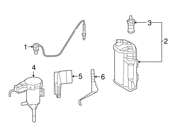 Genuine Mercedes 000542310064 Oxygen Sensor; Front Left/Right ...