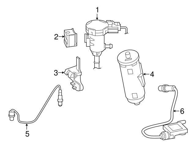 Genuine Mercedes 0005428004 Oxygen Sensor; Rear - Mercedes