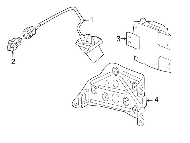 Genuine Mercedes 0008201203 Park Assist Camera; Rear - Mercedes ...