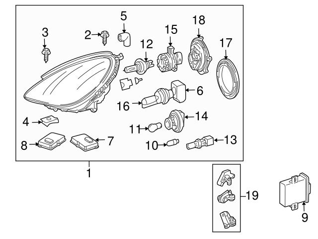 Genuine Mercedes 0008260029 Headlight Housing Vent Tube; Front Left ...