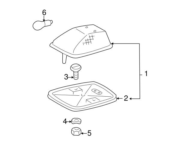 Genuine Mercedes 0008260085 Turn Signal Light Lens Seal; Front Left ...