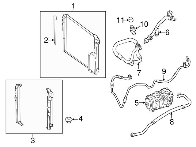 Genuine Mercedes 0008305301 AC Compressor - Mercedes