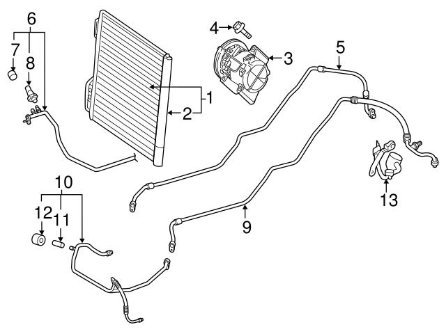 Genuine Smart 0008320285 A/C High Side Charging Adapter - Smart