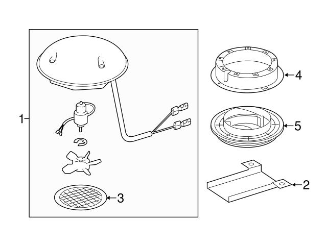 Genuine Mercedes 0008380018 Dashboard Air Vent - Mercedes