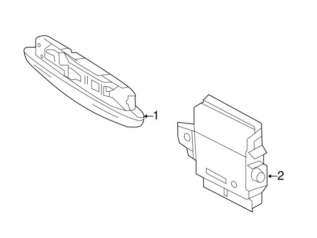 Genuine Mercedes 0009001808 Parking Aid Control Module - Mercedes ...