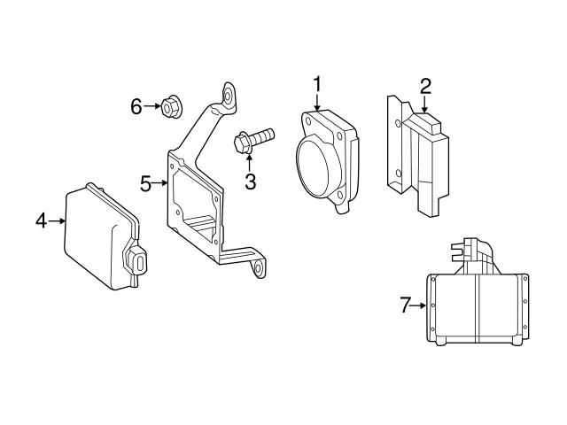 Genuine Mercedes 0009002302 Cruise Control Module - Mercedes