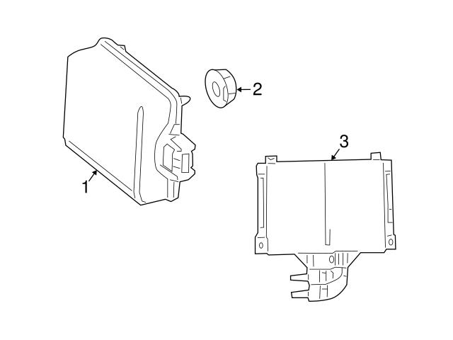 Genuine Mercedes 0009004601 Cruise Control Module; Front - Mercedes ...