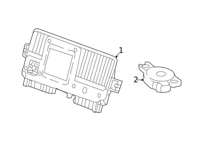 Genuine Mercedes 0009006516 Parking Aid Control Module - Mercedes
