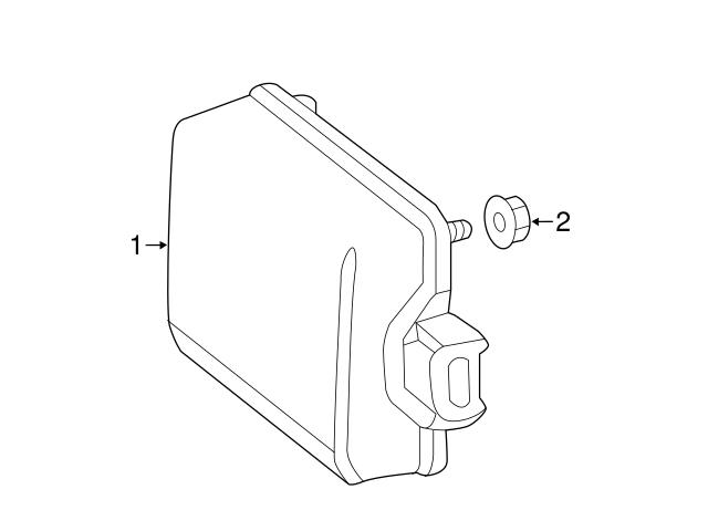 Genuine Mercedes 0009053111 Cruise Control Distance Sensor; Left, Right ...