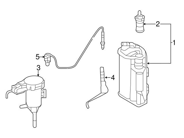 Genuine Mercedes 0009053703 Oxygen Sensor; Left, Right - Mercedes