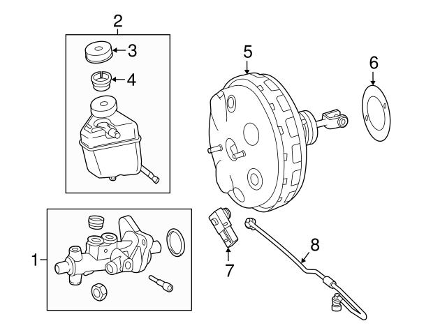 Genuine Mercedes 0009054804 Power Brake Booster Sensor - Mercedes ...