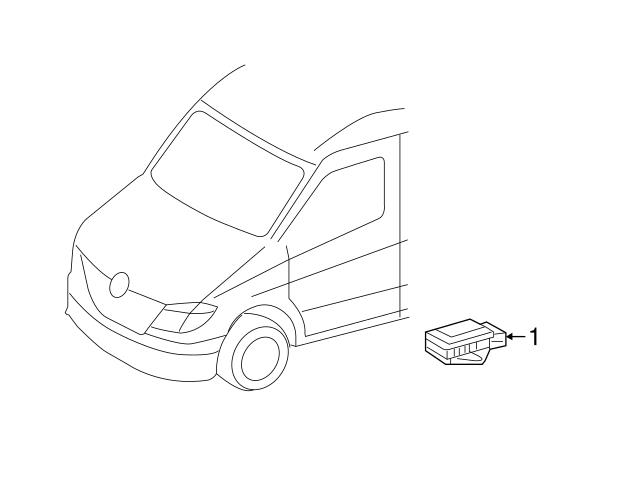 Genuine Mercedes 000905570064 Suspension Yaw Sensor - Mercedes, Smart ...
