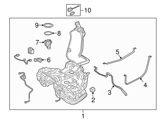 Genuine Mercedes 0009055904 Fuel Tank Pressure Sensor - Mercedes ...