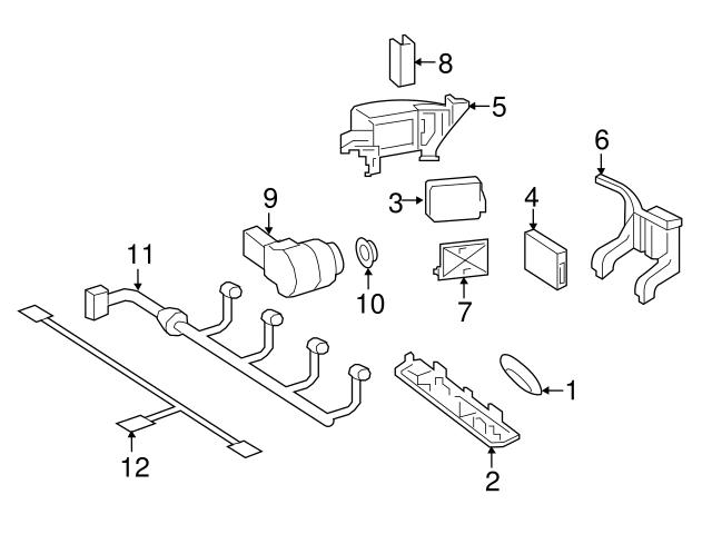 Genuine Mercedes 0009057405 Blind Spot Detection System Warning Sensor ...