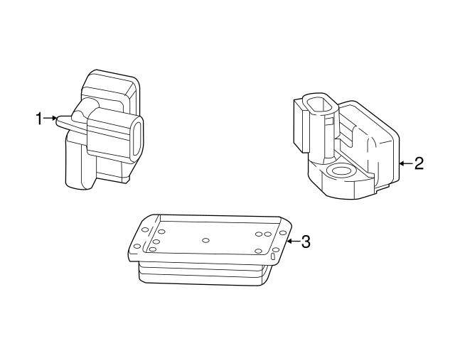 Genuine Mercedes 0009057802 Headlight Level Sensor - Mercedes | 0009057600
