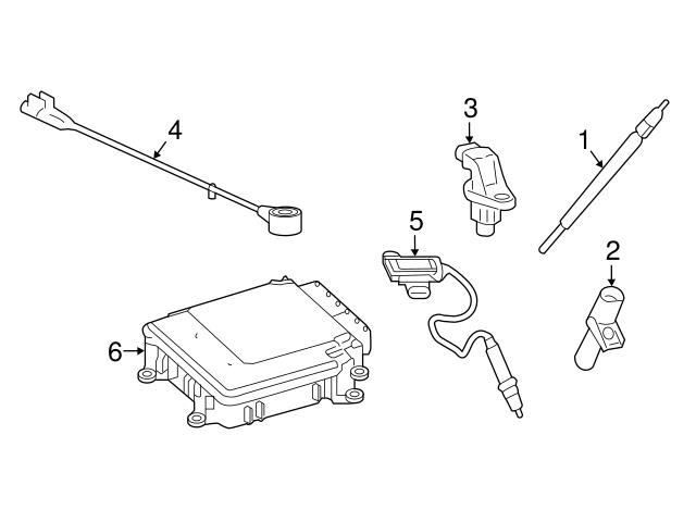 Genuine Mercedes 0009058511 Oxygen Sensor; Front - Mercedes ...