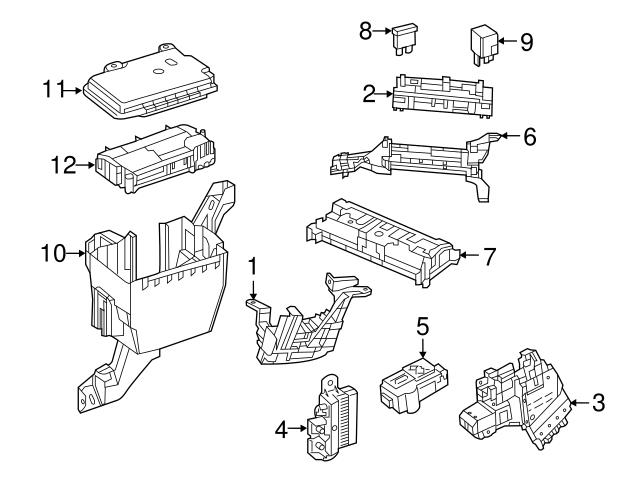Genuine Mercedes 0009820123 Fuse and Relay Center - Mercedes