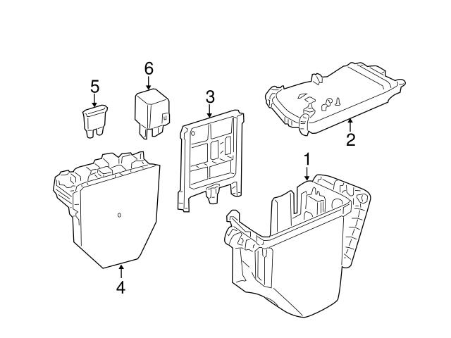 Genuine Mercedes 0009827623 Accessory Power Relay; Front - Mercedes