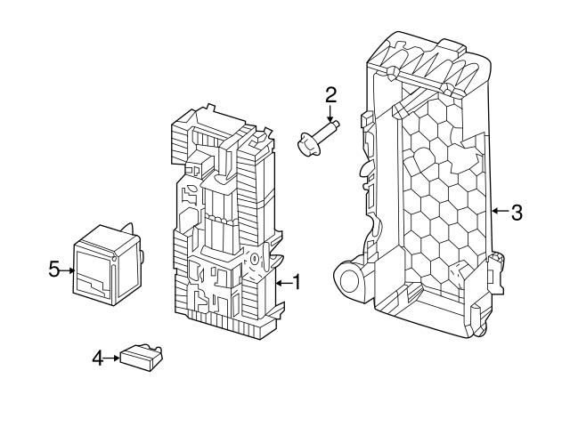 Genuine Mercedes 0009828223 Accessory Power Relay; Rear, Front - Mercedes