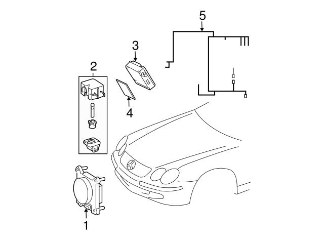 Genuine Mercedes 0009838910 Radio Antenna Base - Mercedes | 1168990297 ...