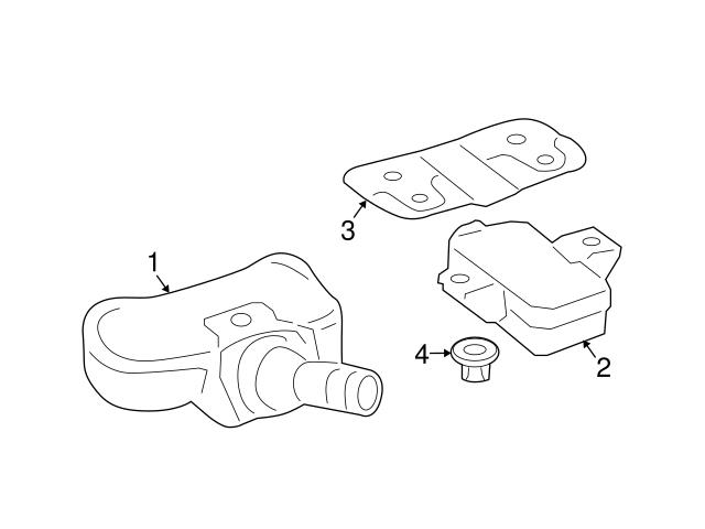 Genuine Mercedes 0009840010 Drive Motor Battery Pack Nut; Rear - Mercedes