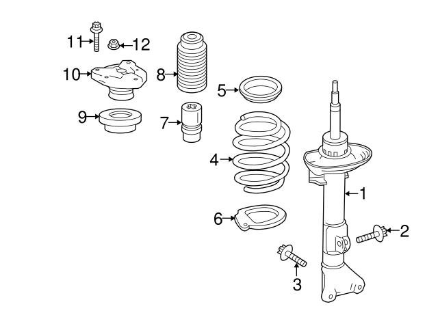 Genuine Mercedes 0009902403 Suspension Strut Mount Reinforcement Bolt ...