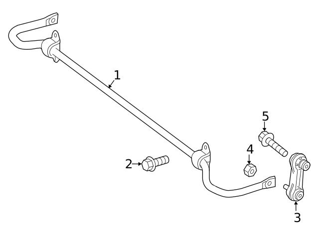Genuine Mercedes 0009907019 Stabilizer/Sway Bar Link Nut; Left, Right ...